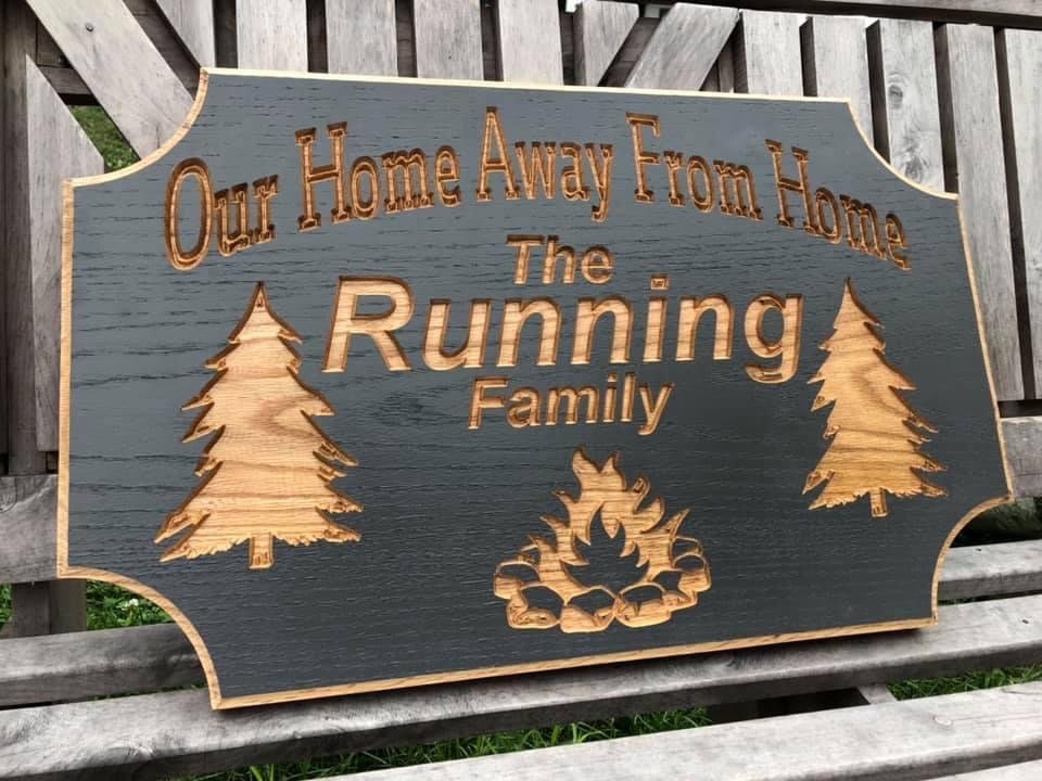 Custom Campsite Sign - Etsy