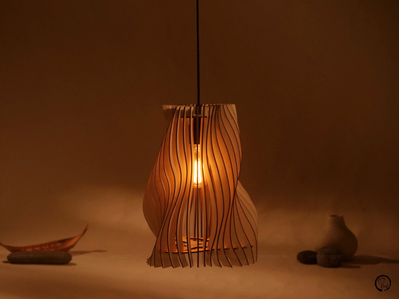 Small Bedside Lamp, Modern Pendant Lighting Fixtures, Minimal Desk Lamp ...