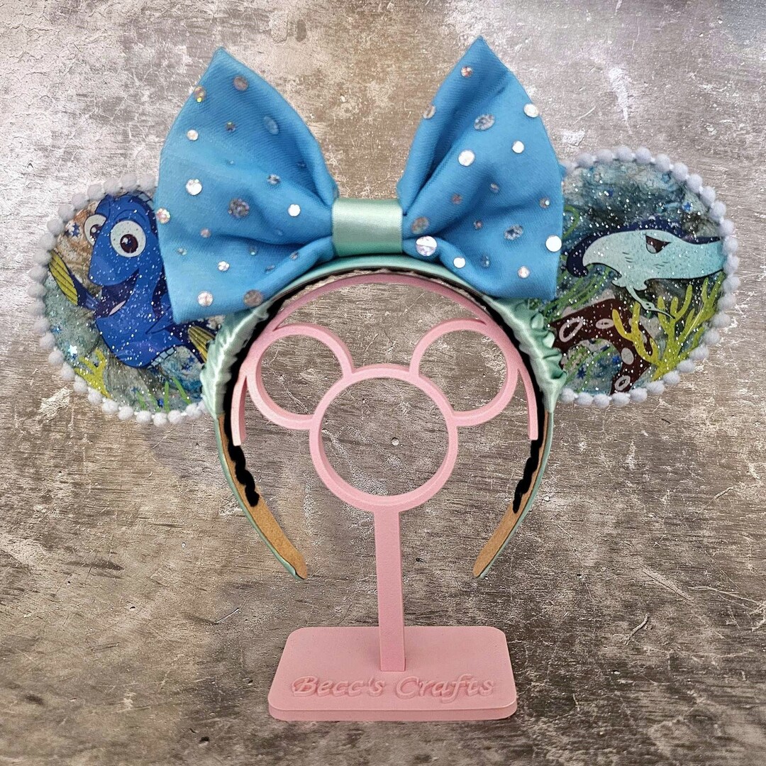 RESIN Finding Dory Nemo Inspired Mouse Ears Mr Ray Dory - Etsy