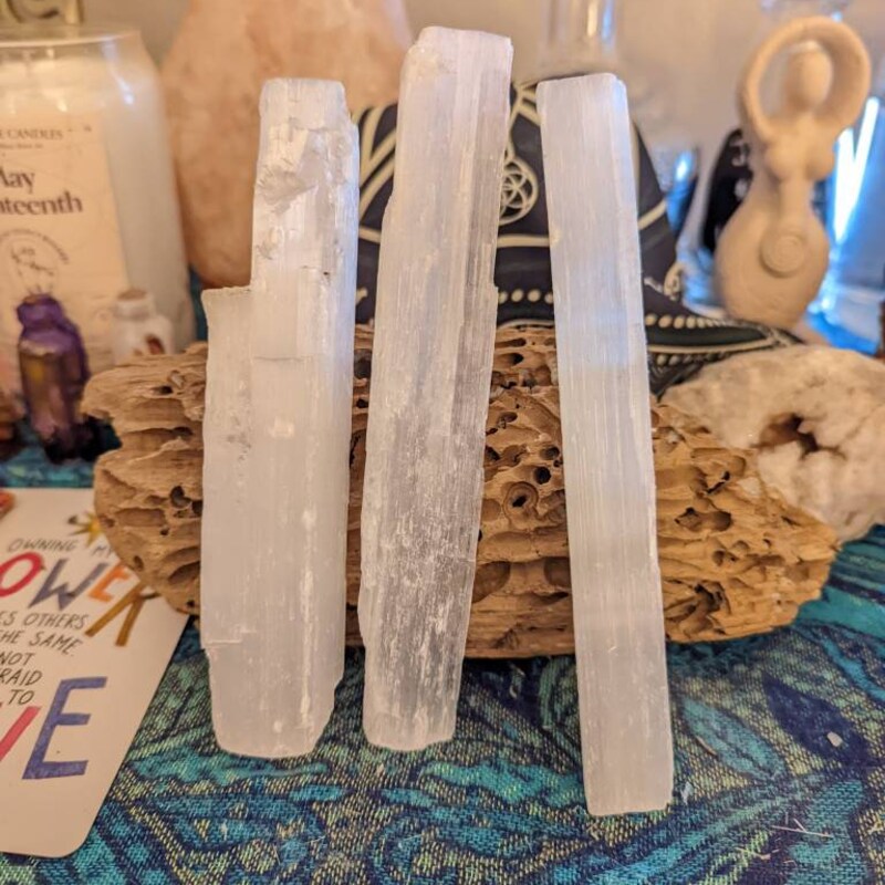Selenite Wand - Etsy