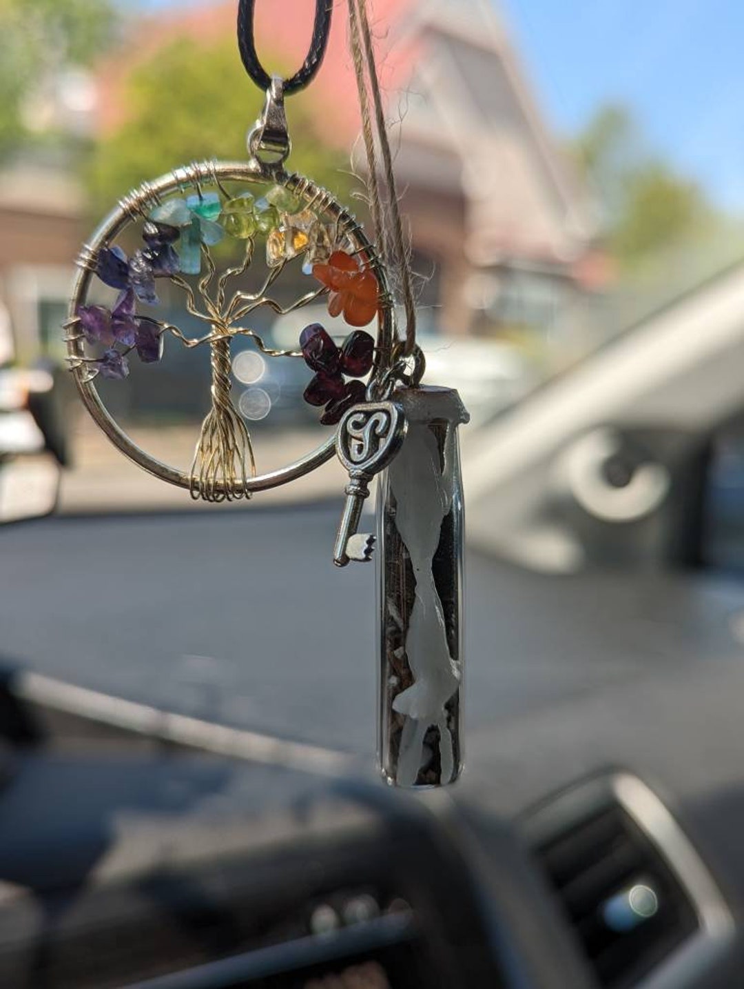 Car Protection Charm! Each Made With Its Own Intentionally Picked Charm ...