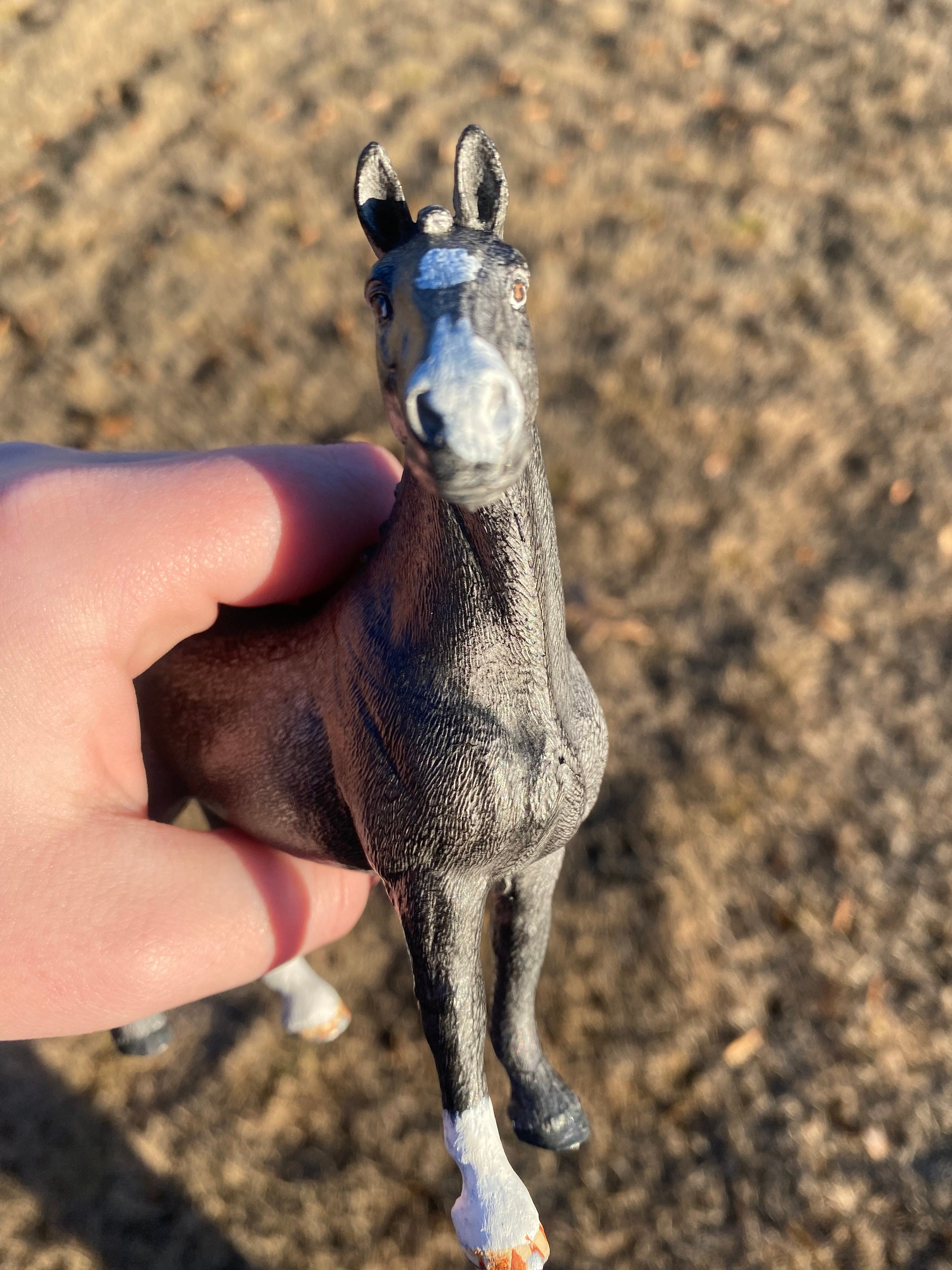 Schleich Repaint Dappled Grey Hanoverian - Etsy