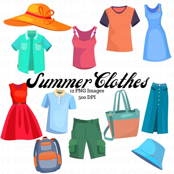 Spring Summer Clothing Clipart Clothes Clipart Spring | atelier-yuwa ...
