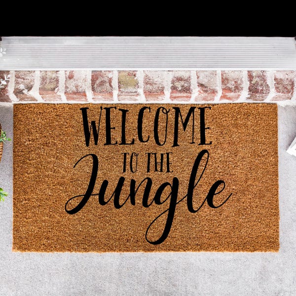 Jungle Doormat - Etsy
