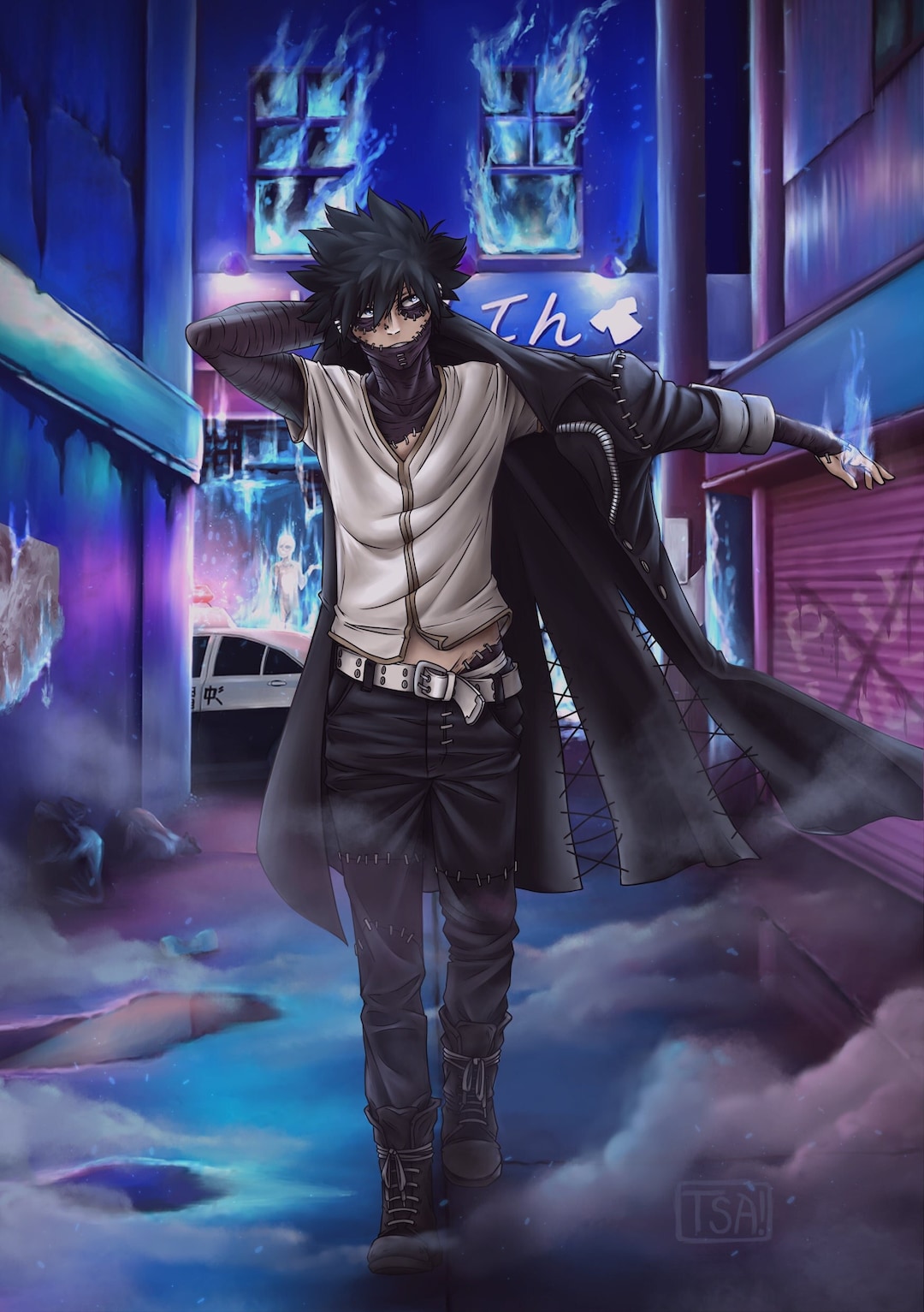 Back Ally Dabi - Print - Etsy