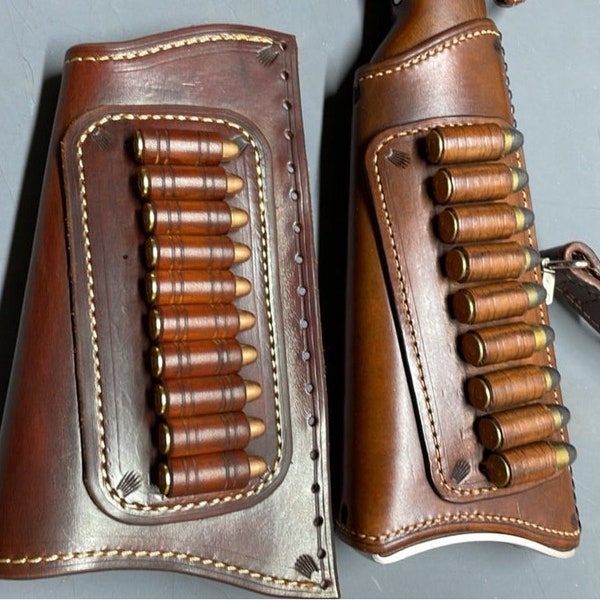 Leather Rifle Buttstock Cover - Etsy