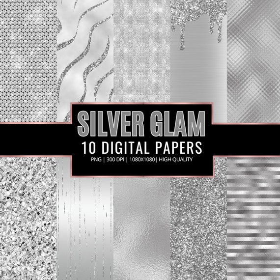 Glitter Textures Digital Paper Diamond Textures glam - Etsy
