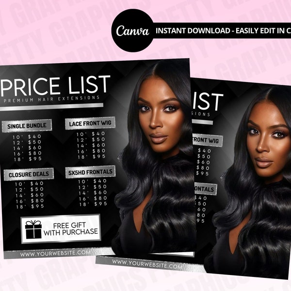 Wig Price List - Etsy