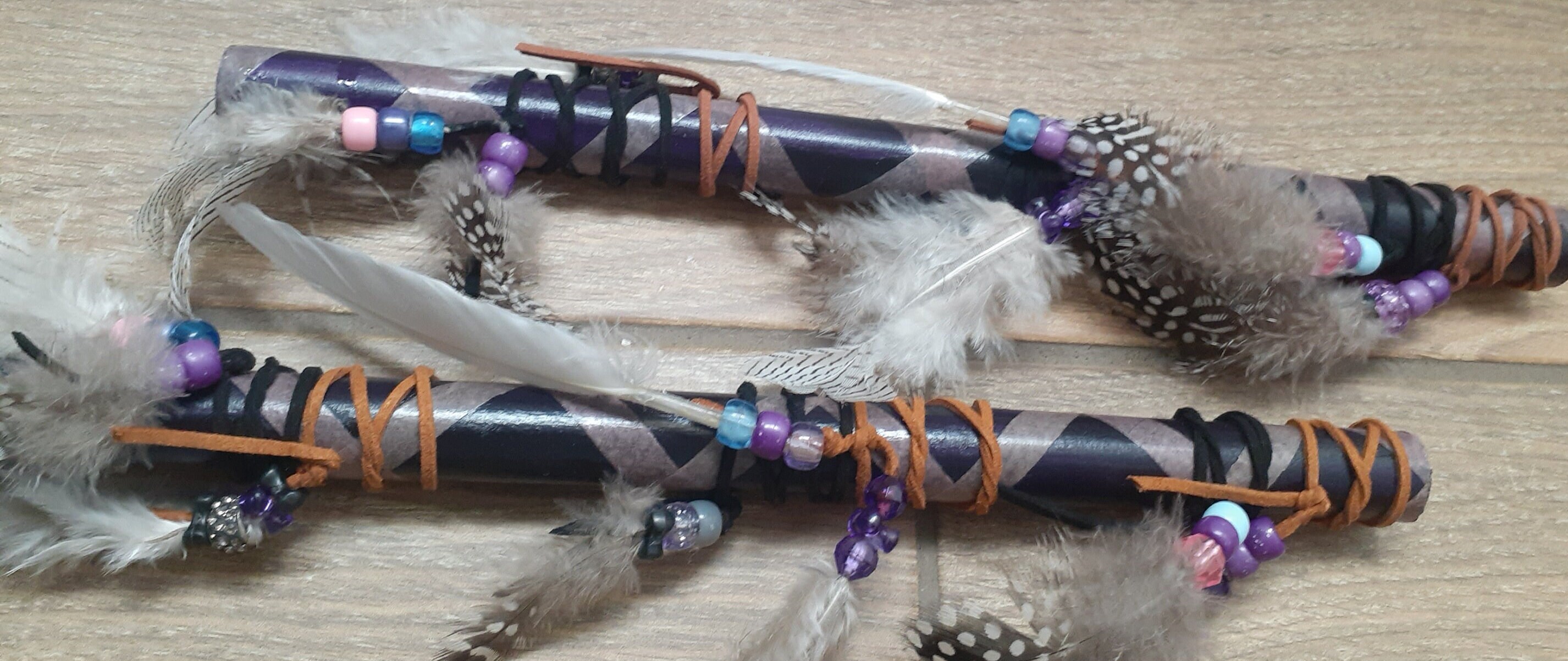Native Inspired Talking Stick. Eggplant. Black. Burnt Sienna. Speaking ...