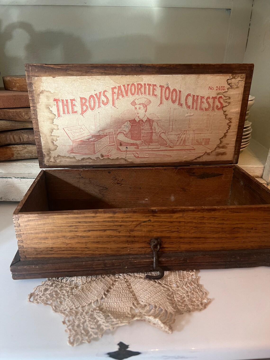 Vintage the Boy’s Favorite Tool Chest Antique Christmas - Etsy