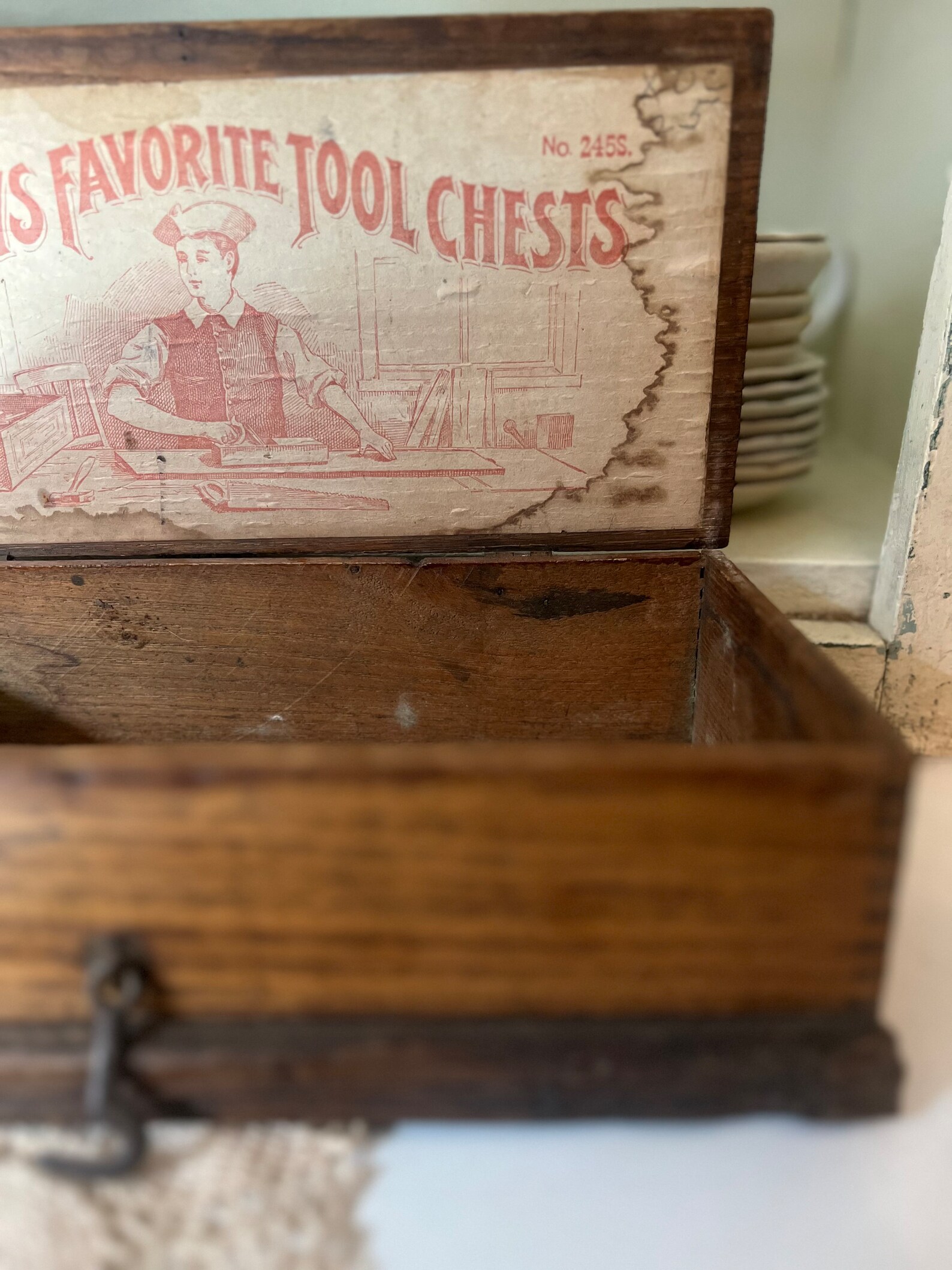 Vintage the Boy’s Favorite Tool Chest Antique Christmas - Etsy