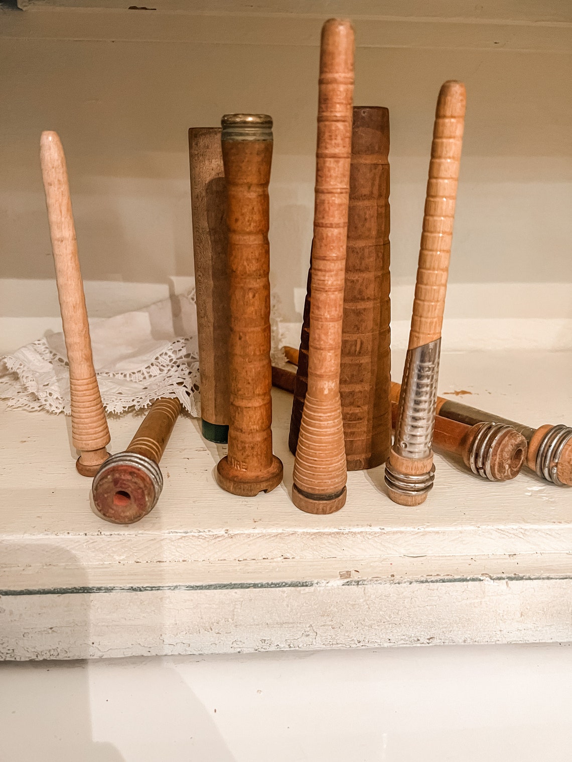 Wooden Quills, Bobbins, Spools, Spindles, Industrial Lot Of - Etsy