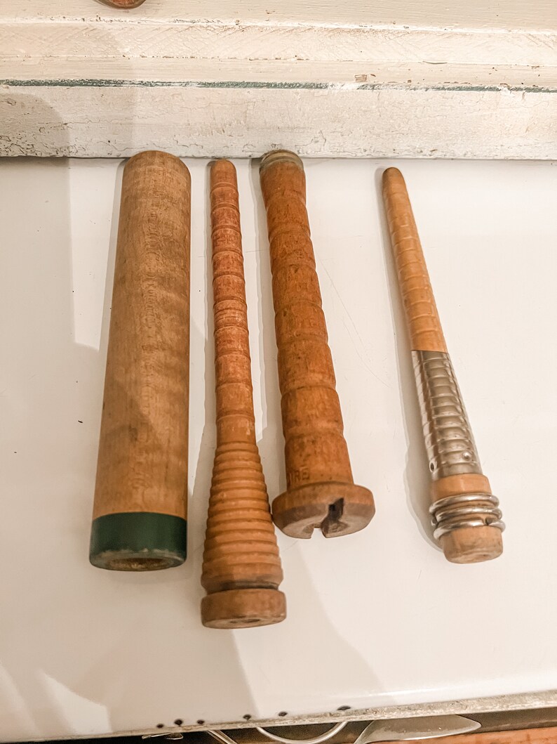 Wooden Quills, Bobbins, Spools, Spindles, Industrial Lot Of - Etsy