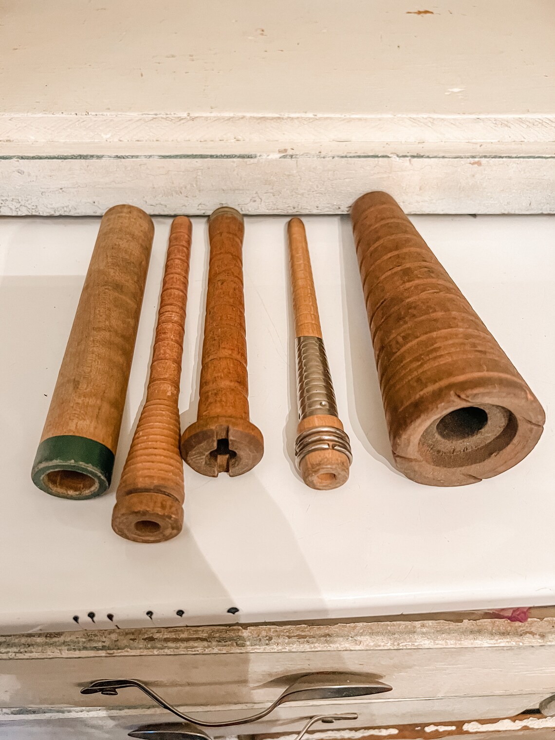 Wooden Quills, Bobbins, Spools, Spindles, Industrial Lot Of - Etsy