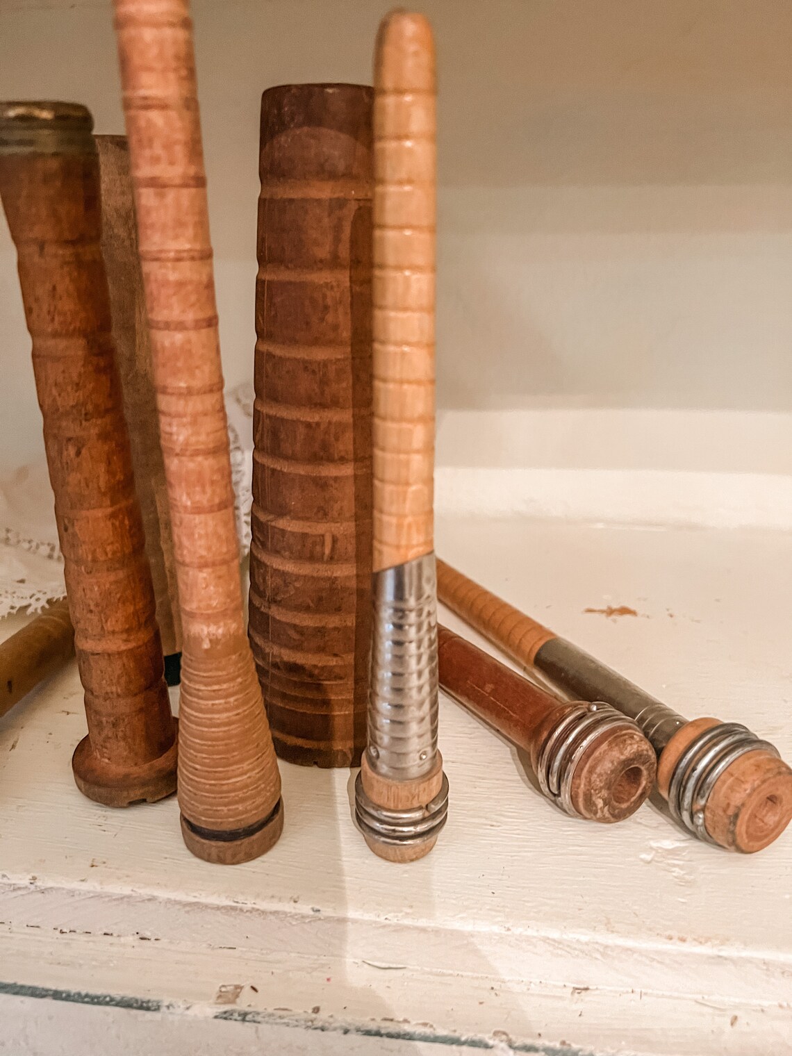 Wooden Quills, Bobbins, Spools, Spindles, Industrial Lot Of - Etsy