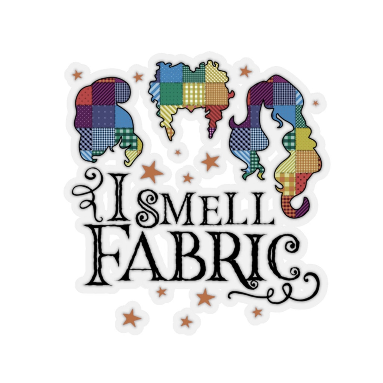 Quilting Sticker, I Smell Fabric, Quilt Gift, Love Quilting, Quilter ...