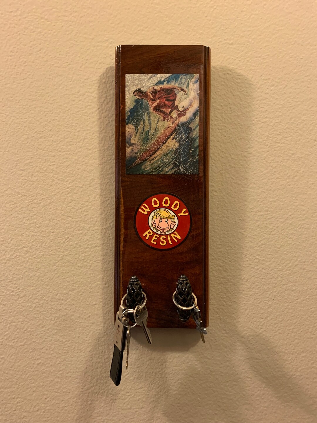 Surfer Joe Key Rack - Etsy