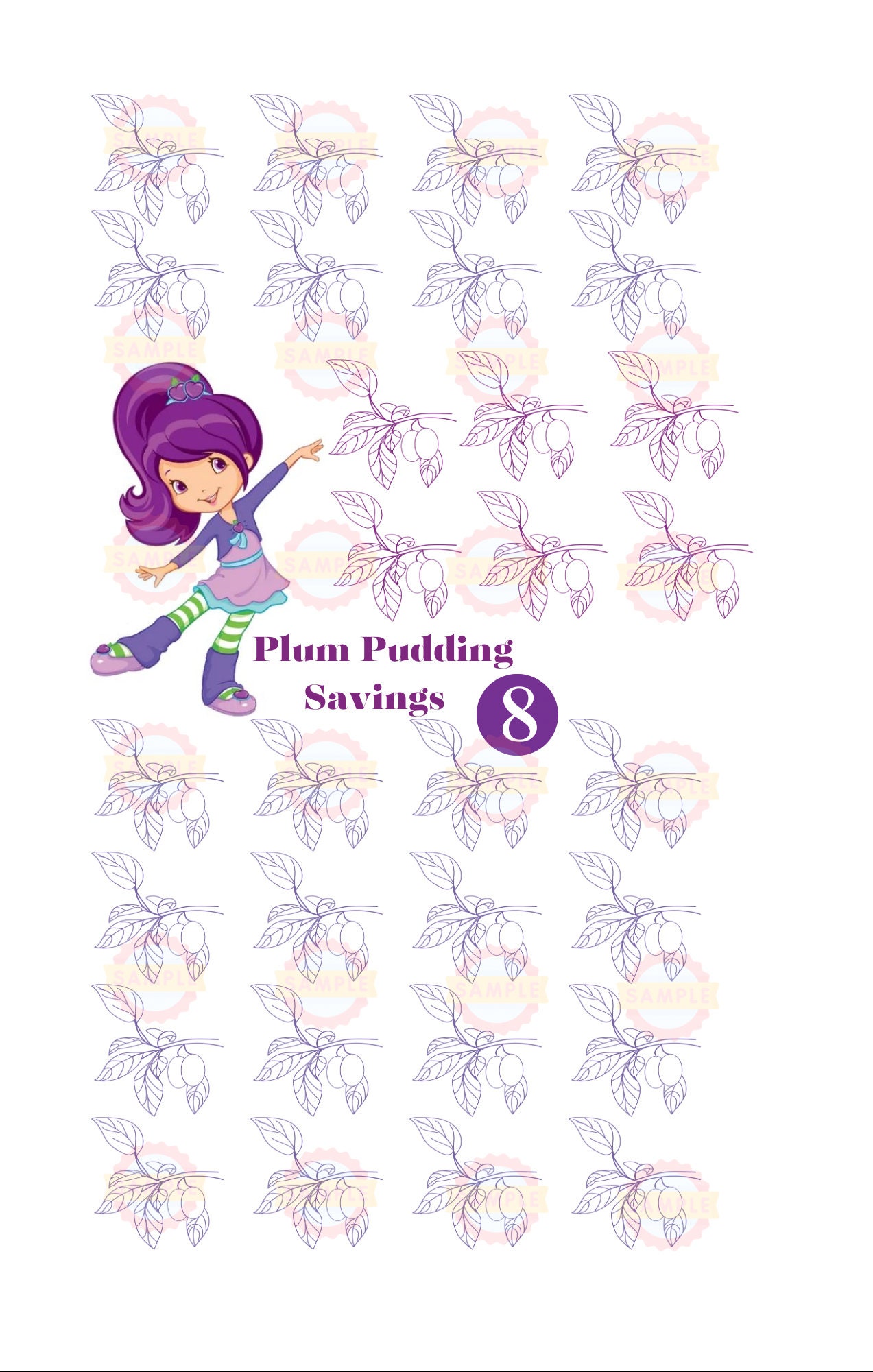 Strawberry Shortcake Savings Challenges Bundle/ Variable/ Low Income ...