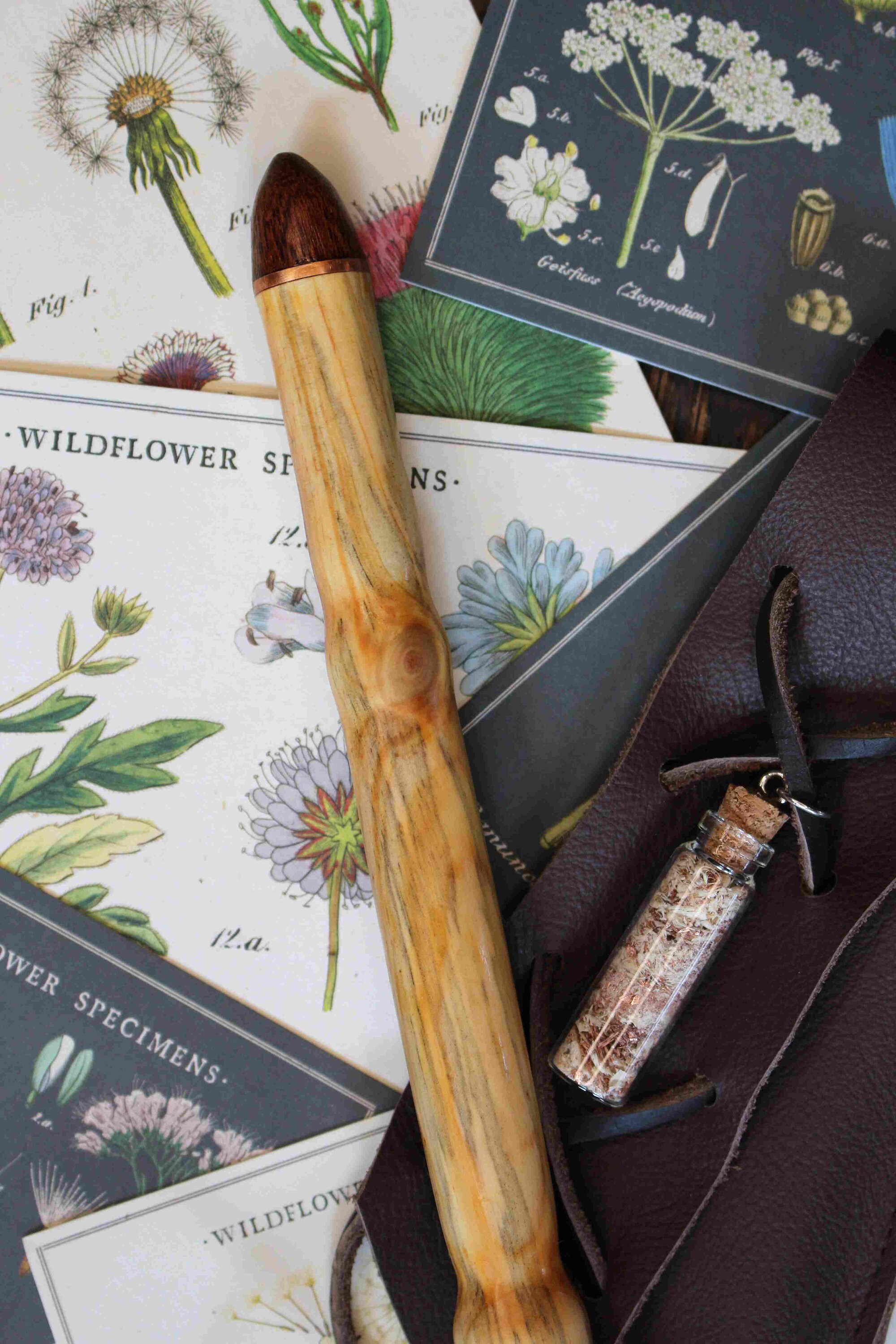 Copper Blue Magic Wand Metaphysical Tool Hand Made Wand - Etsy