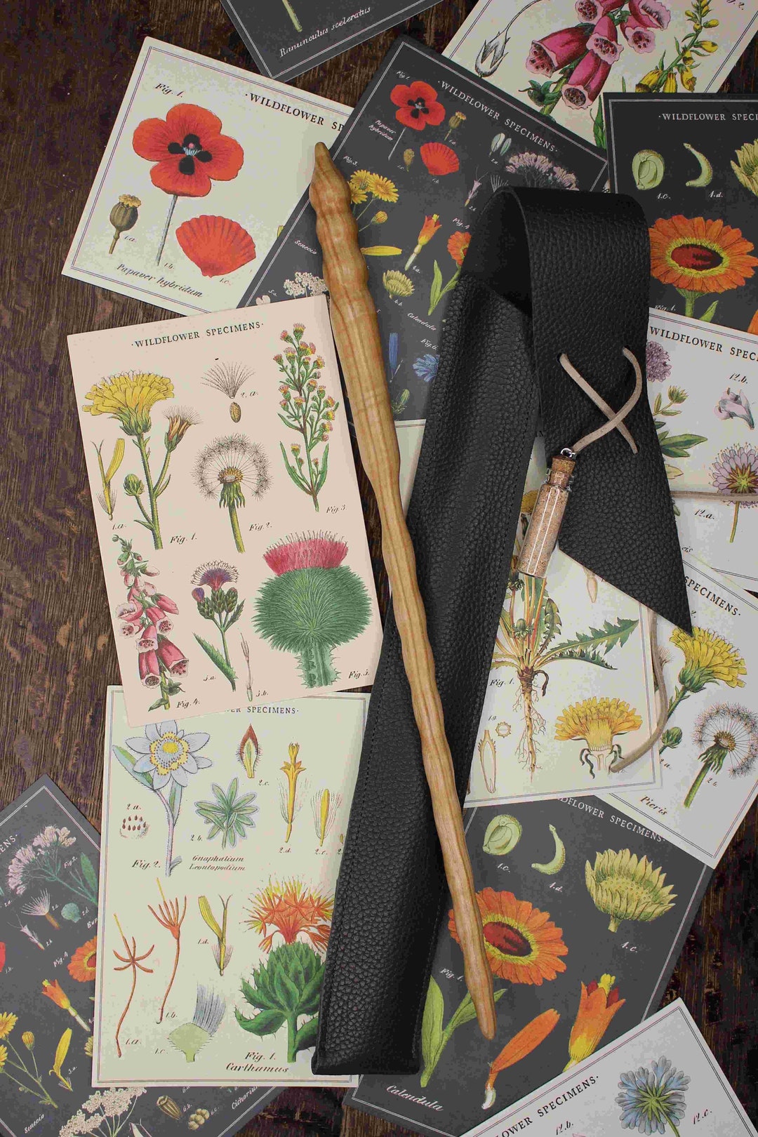 Ash Waves Magic Wand Metaphysical Tool Magik Wands - Etsy