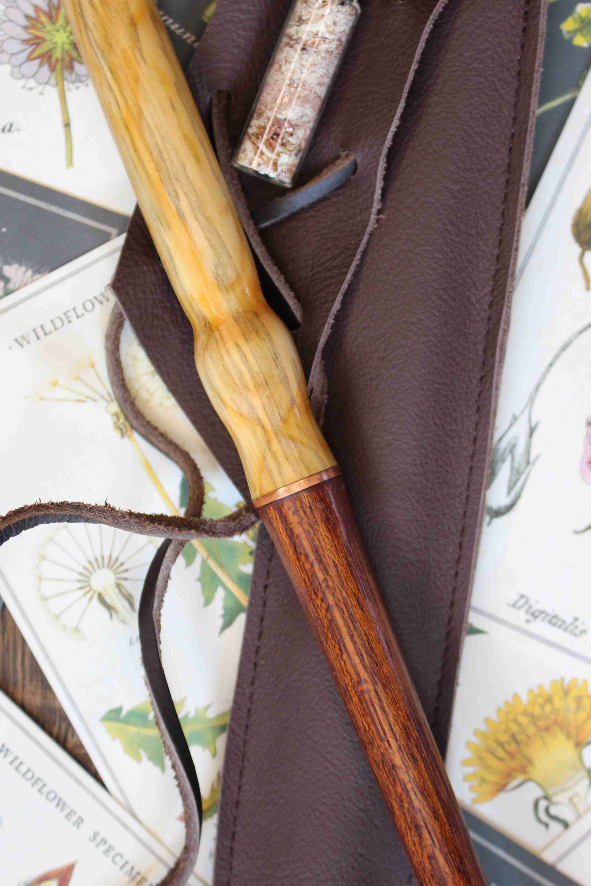 Copper Blue Magic Wand Metaphysical Tool Hand Made Wand - Etsy