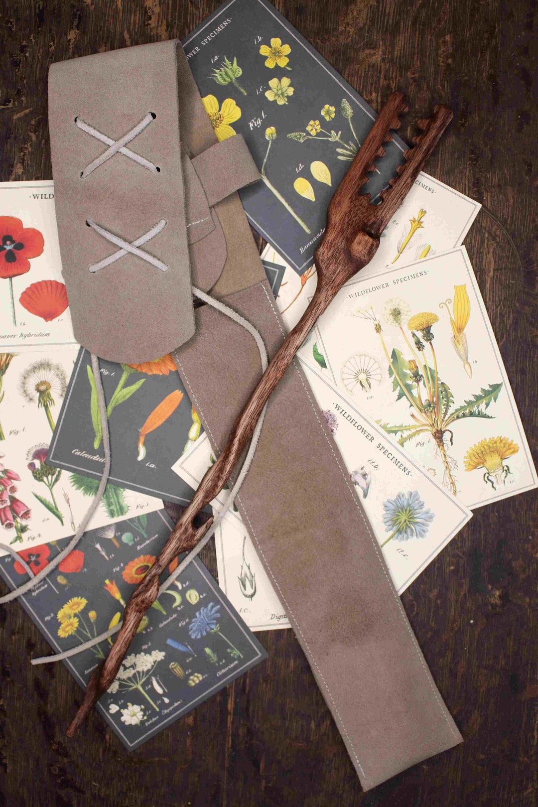 Red Jormungandr Magic Wand | Norse Wand | Metaphysical Tool | Art Wand ...