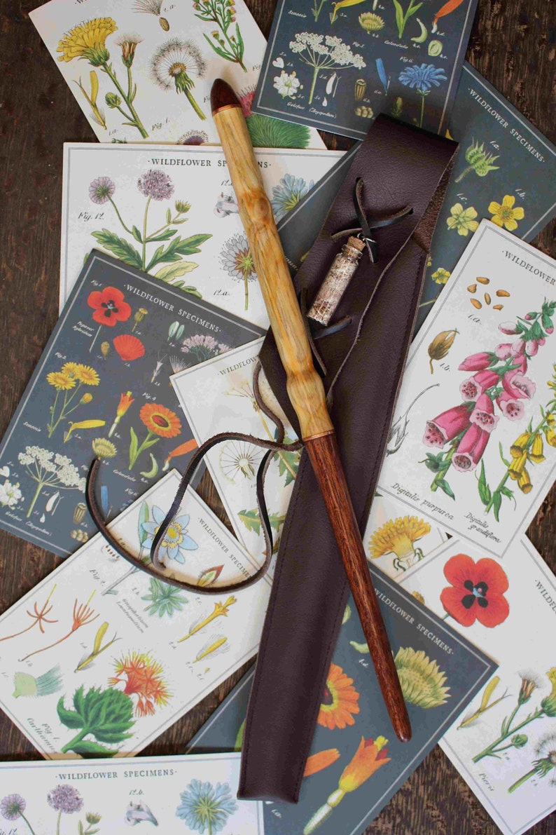 Copper Blue Magic Wand Metaphysical Tool Hand Made Wand - Etsy