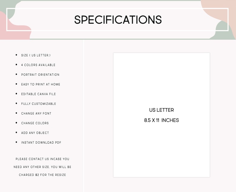 Editable Contact List Template Canva Client Contact - Etsy UK