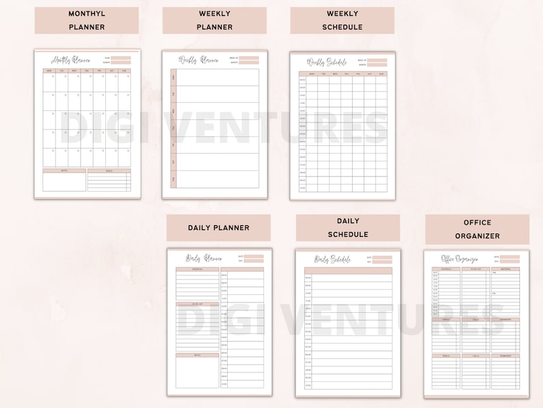 Office Work Planner and Organizer Work to Do Checklist - Etsy