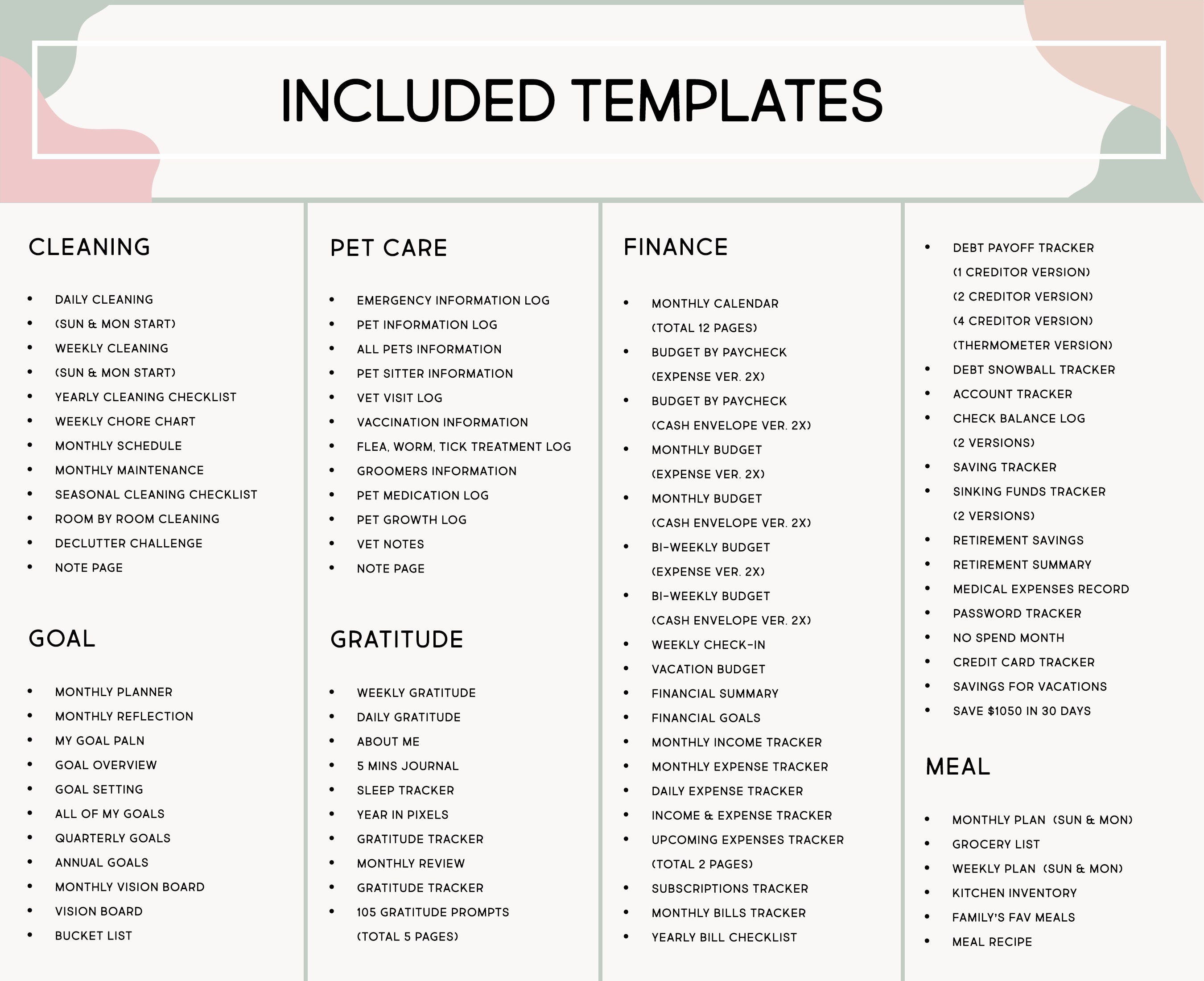 Life Changer Bundle Printable ADHD Workbook Mega Everything - Etsy