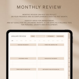 Teacher Minimalist Boho Theme Dated iPad Planner Resource for Goodnotes ...