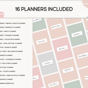 Printable Adult ADHD Planner - ADHD Bundle Daily Productivity Planners ...