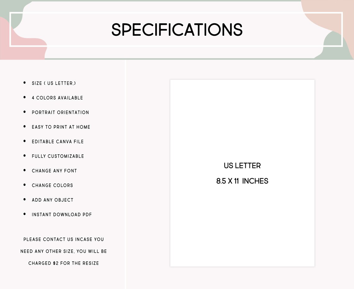 Contact Information Template, Printable Contact List, Address Phone ...