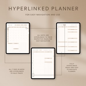 Teacher Minimalist Boho Theme Dated iPad Planner Resource for Goodnotes ...