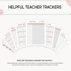 Teacher Planner Bundle Printable, Lesson Plan Template, Digital ...