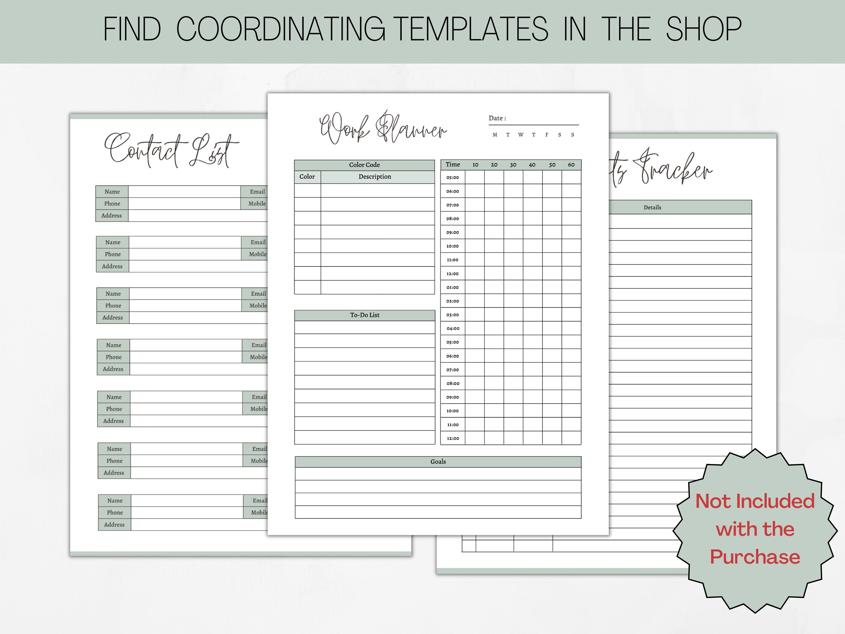 Receipt Templates Editable in Canva Printable Business - Etsy