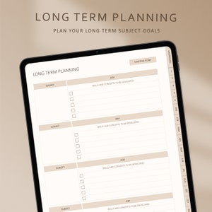 Teacher Minimalist Boho Theme Dated iPad Planner Resource for Goodnotes ...