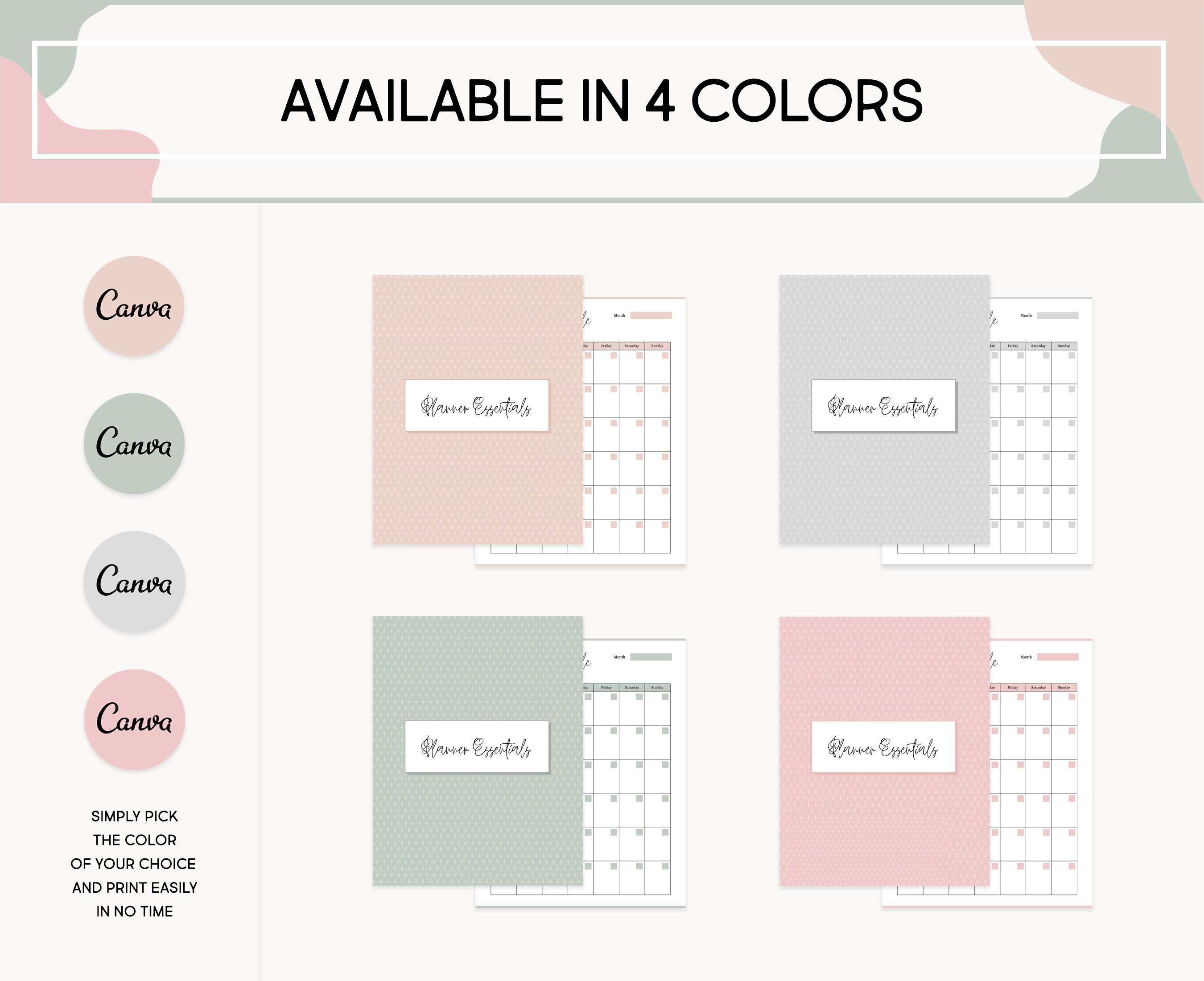 Planner Essentials, Budget Planner, Subscription & Account Tracker ...