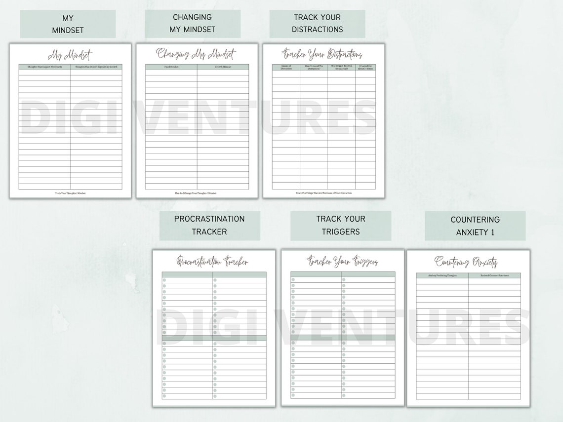 Therapy Planner Bundle, Mental Health Notes, Clinical Terms Reference ...