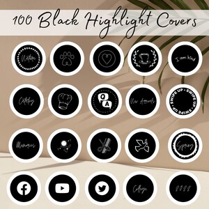 Minimal Line Art Instagram Highlight Covers Bundle, Minimalist Story ...