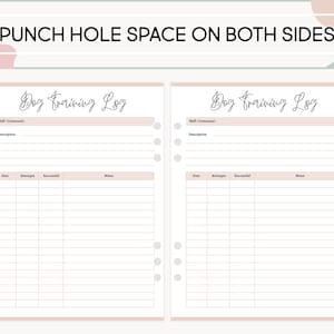 Printable Dog Training Log, Dog Skill Training, Dog Command Tracker ...