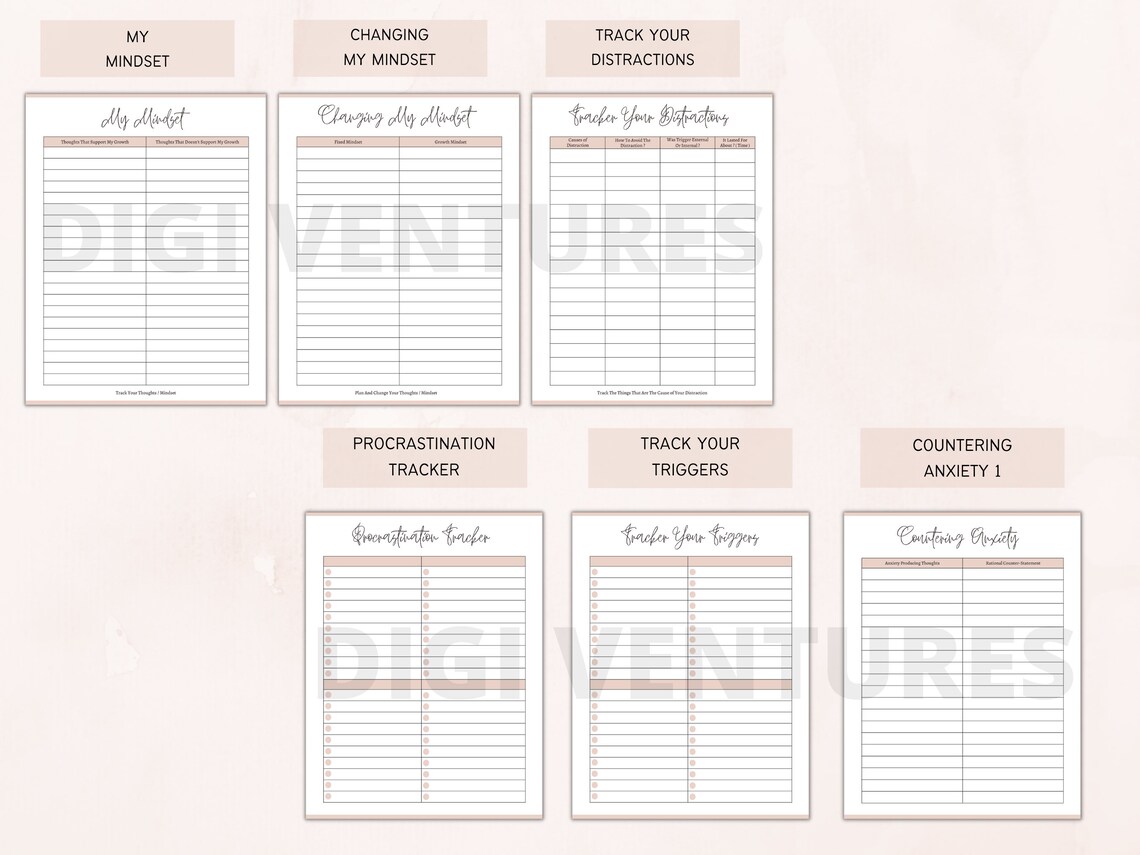 Therapy Planner Printable Therapy Bundle Therapist Note - Etsy