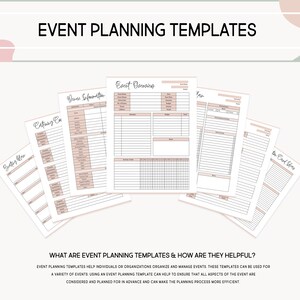Editable Party Planner, Event Wedding Planner, Printable Birthday ...
