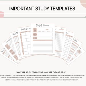Printable School Planner, Student Organizer, Class Planners and ...