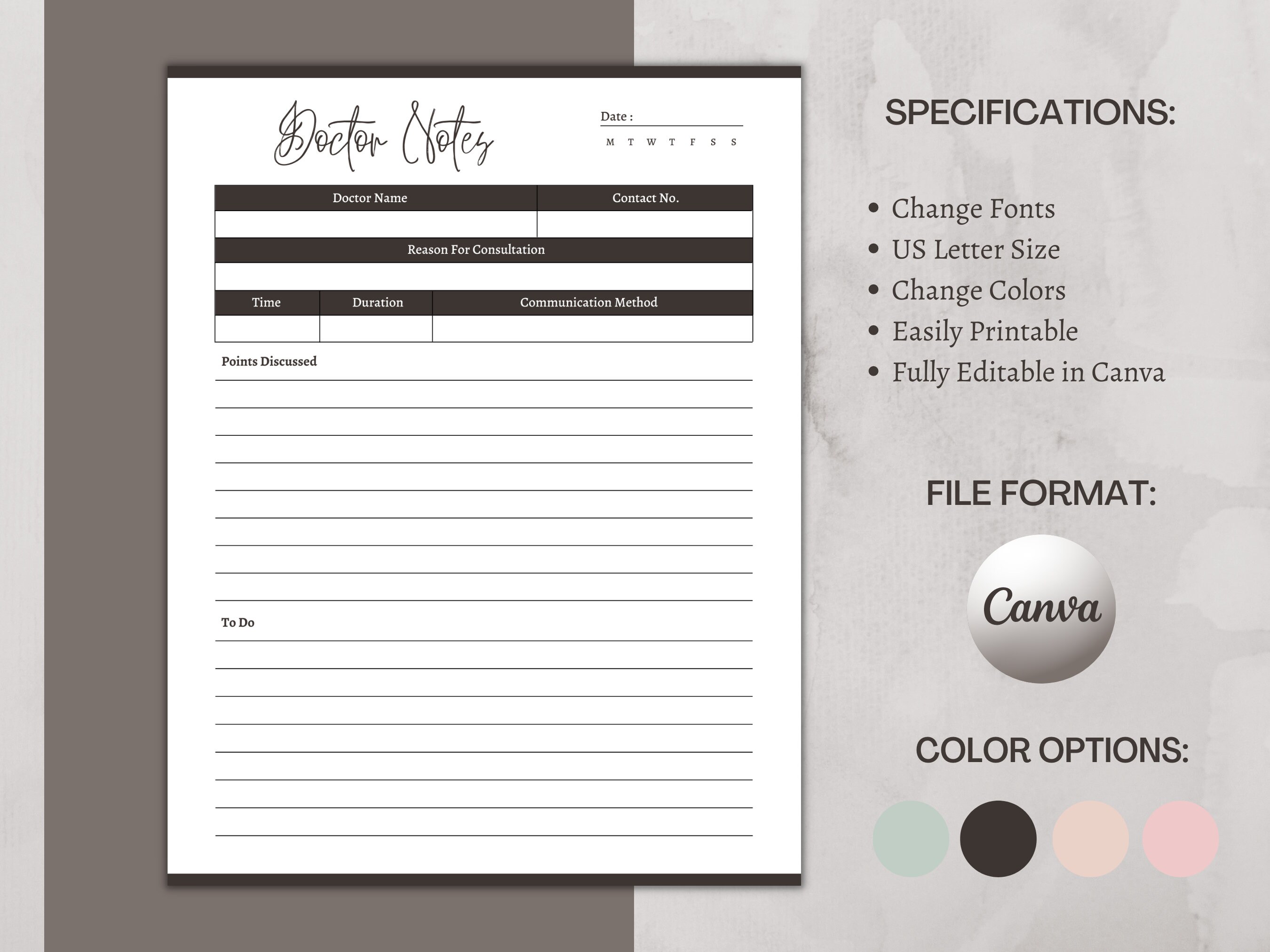 Free Fill In The Blank Doctors Note