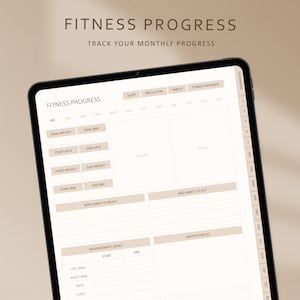 Digital Weight Loss Planner for Goodnotes Notability iPad Fitness ...
