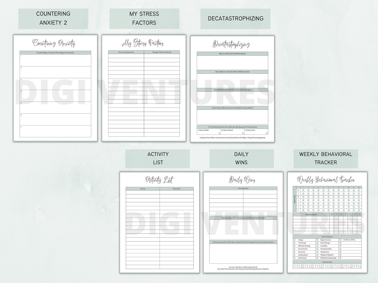 Therapy Planner Bundle, Mental Health Notes, Clinical Terms Reference ...