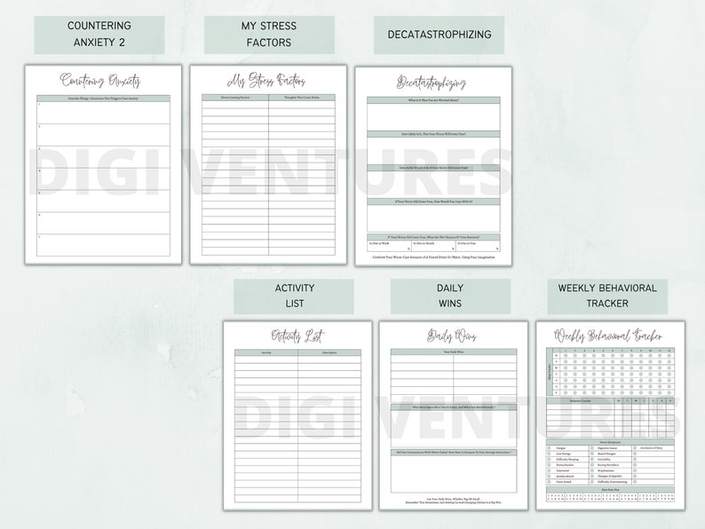 Therapy Planner Bundle, Mental Health Notes, Clinical Terms Reference ...