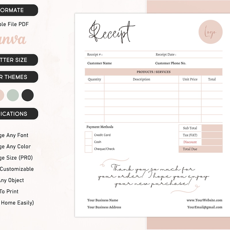 Order Receipt - Etsy