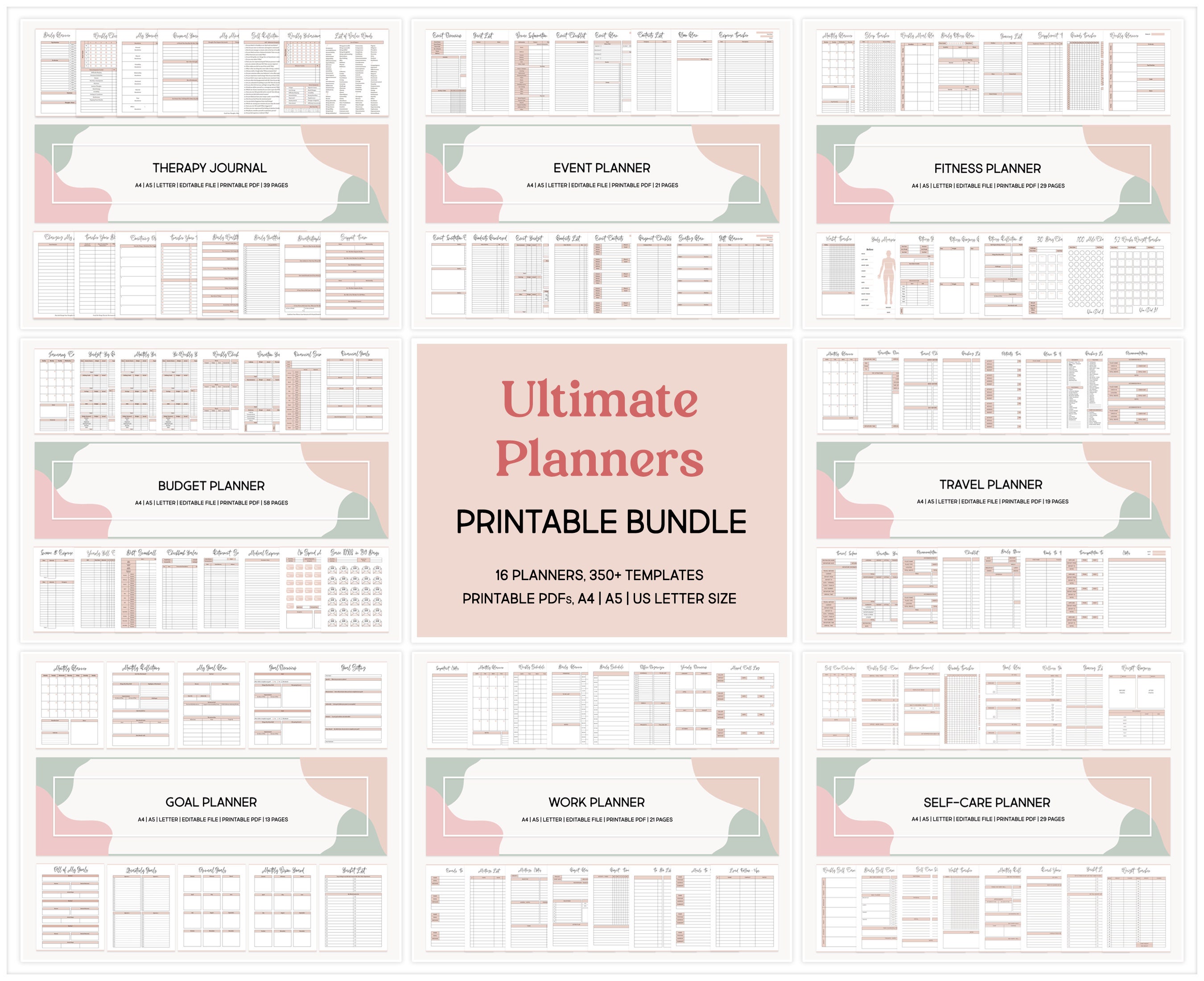Ultimate Planner Bundle for Adults Printable ADHD - Etsy